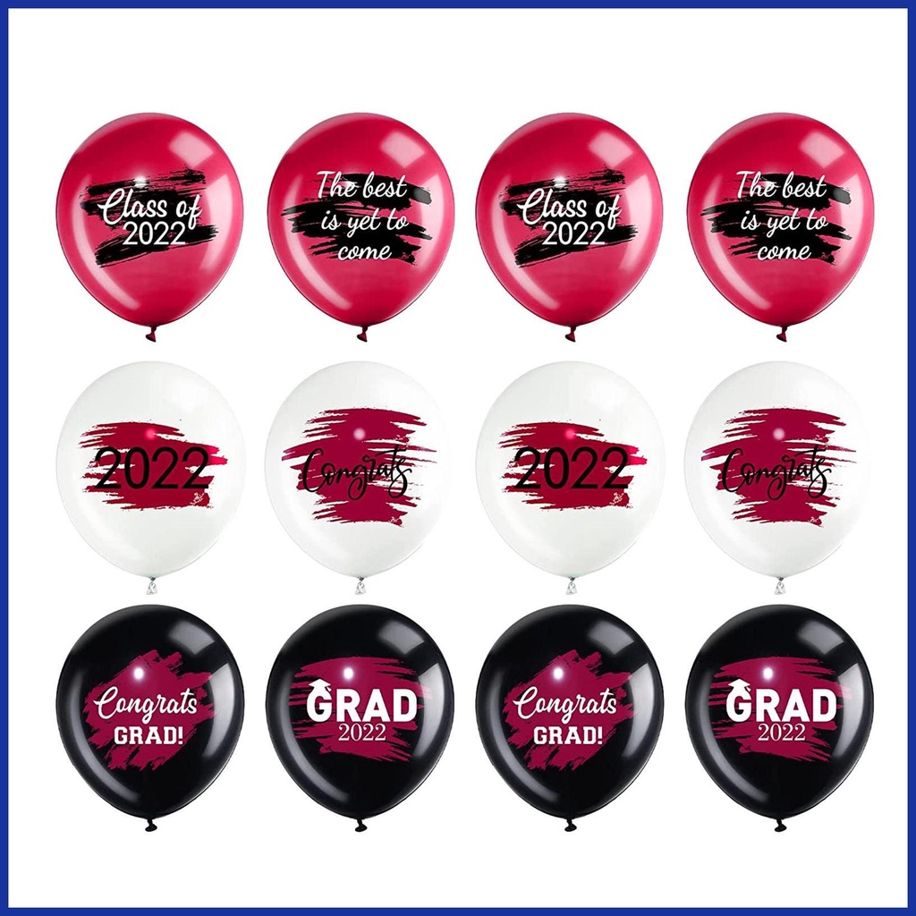 Graduation Balloons for Class of 2022 Graduation Party Latex Balloons ...