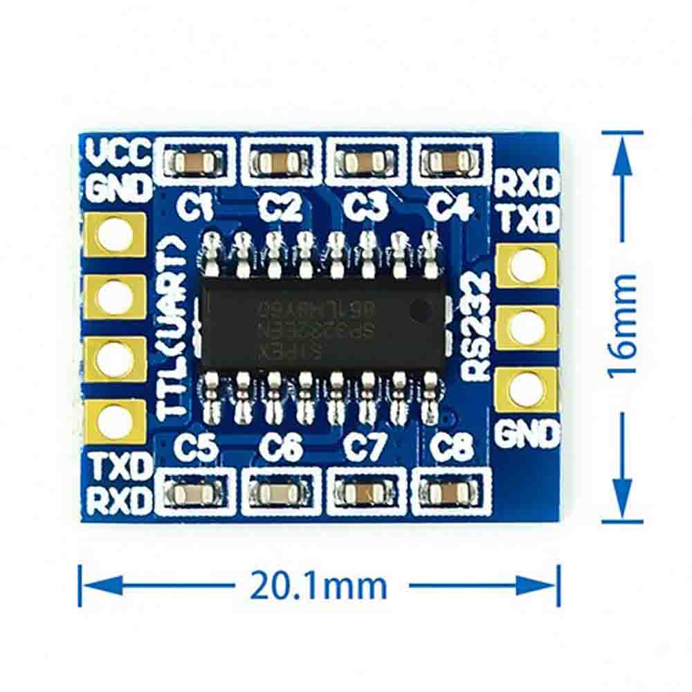 RS232 SP3232 TTL to RS232 Module RS232 to TTL Brush Line Serial Port ...