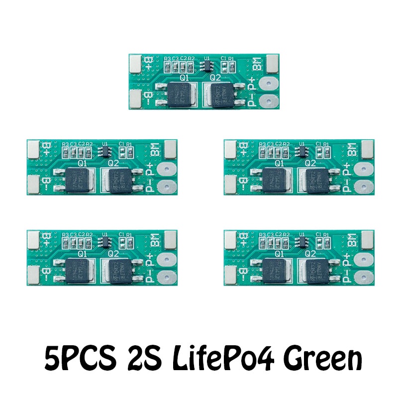 5PCS 2S 8A Li-ion 7.4V 8.4V 18650 Bms Pcm 10a Peak Current Battery Protection Board for Li-ion ...