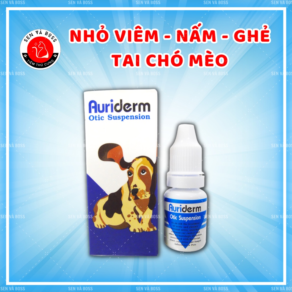 Auriderm ear drops for dogs 10ml | Shopee Philippines