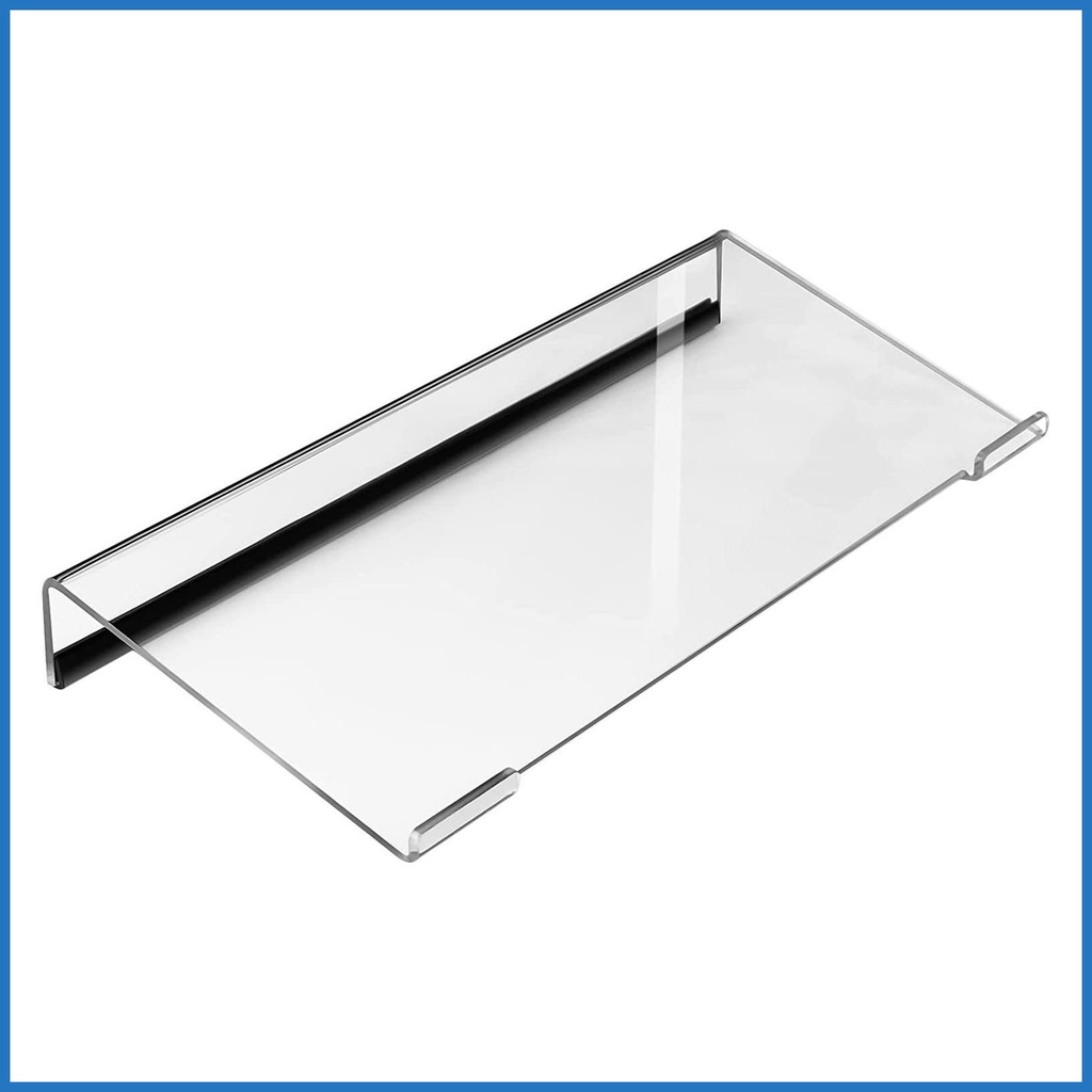 Keyboard Riser Stand Clear Acrylic PC Keyboard Display Tray Computer ...