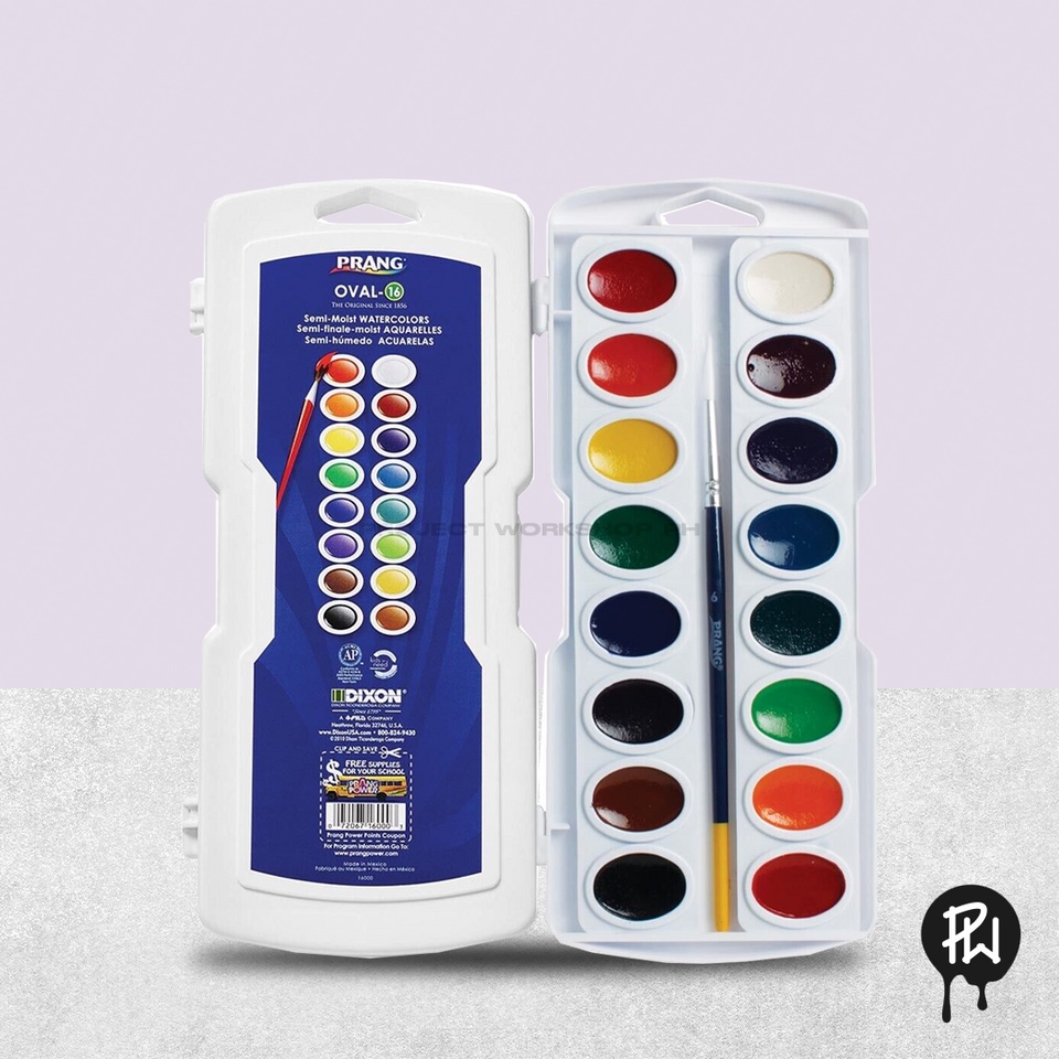PRANG Watercolor Set (16 Colors, Refill Strip of 8 Colors) | Shopee ...