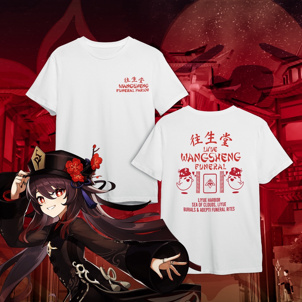 Wangsheng Funeral Parlor | Vinyl Print | Unisex | Genshin Impact [iii/vi]couple short | Shopee ...