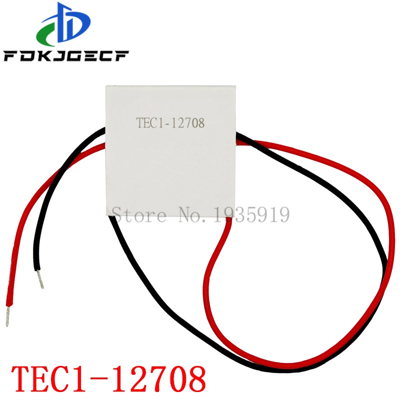 TEC1-12708 DC 12V 8A TEC Thermoelectric Cooler Peltier TEC1 12708 40*40mm Peltier Elemente ...