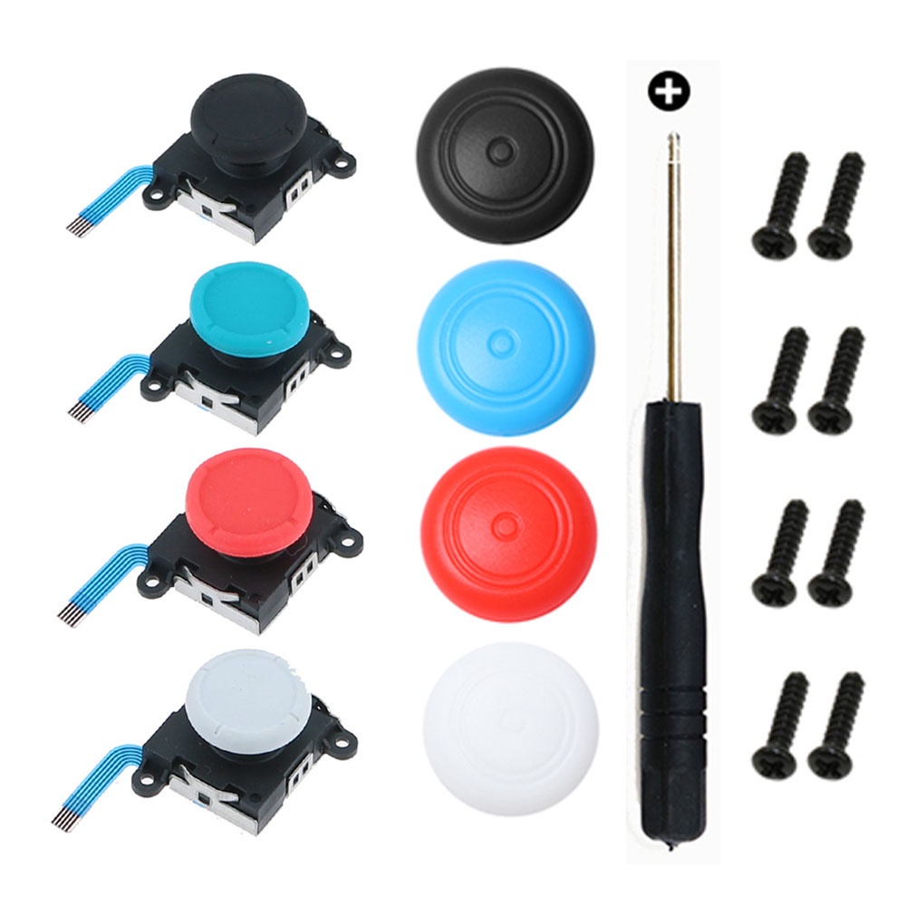 3D Analog Joystick for Nintendo Switch JoyCon Controller Thumb Sticks ...