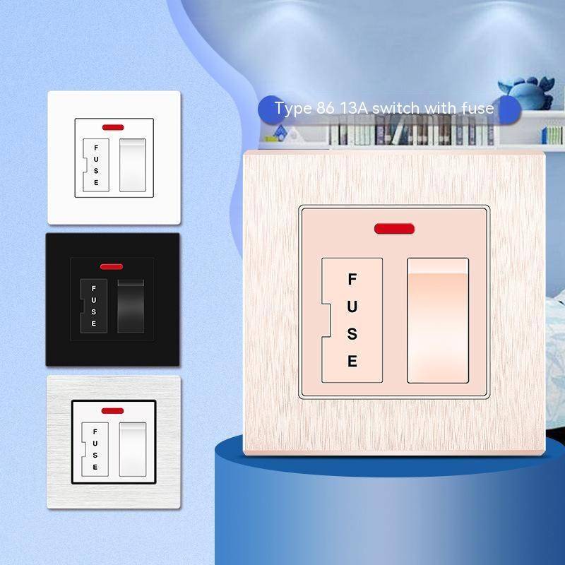 British Fuse Switch Panel 13A Standard Melting Device Wall BS Socket ...