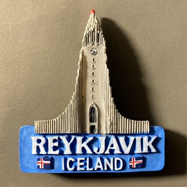 Nordic Iceland Landmark Harp Church Fridge Magnets Tourist Souvenir ...