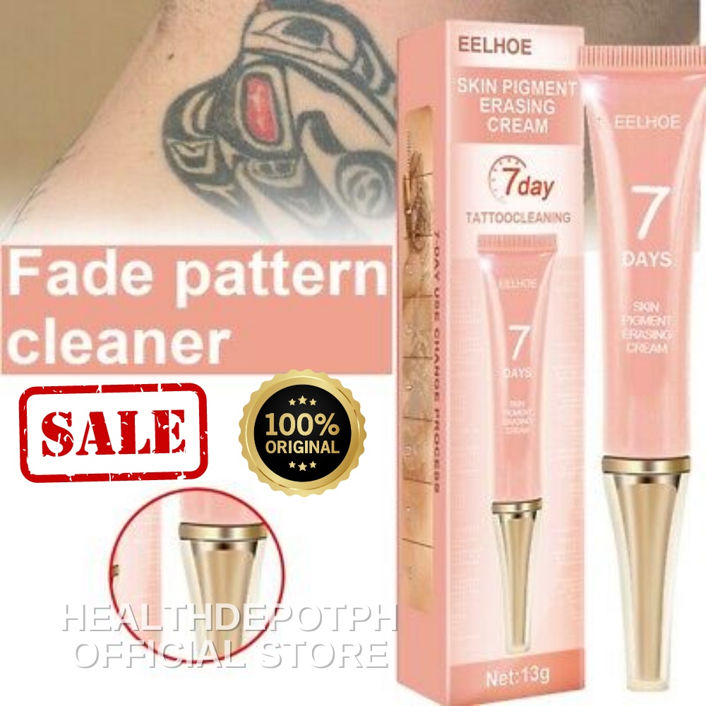 EELHOE Skin Pigment Tattoo Erasing Cream Tattoo Cleaning Painless Tattoo Eraser Tattoo Removal ...