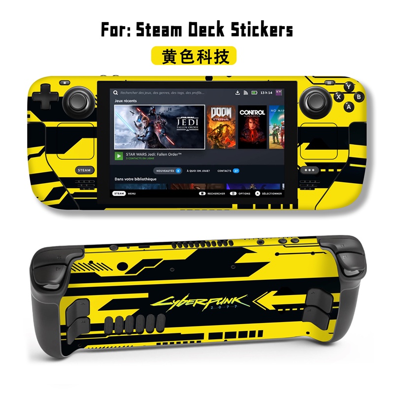 Steam Deck Skin Sticker Kawaii Cute Anime Game Pattern Full Wrap Cover ...