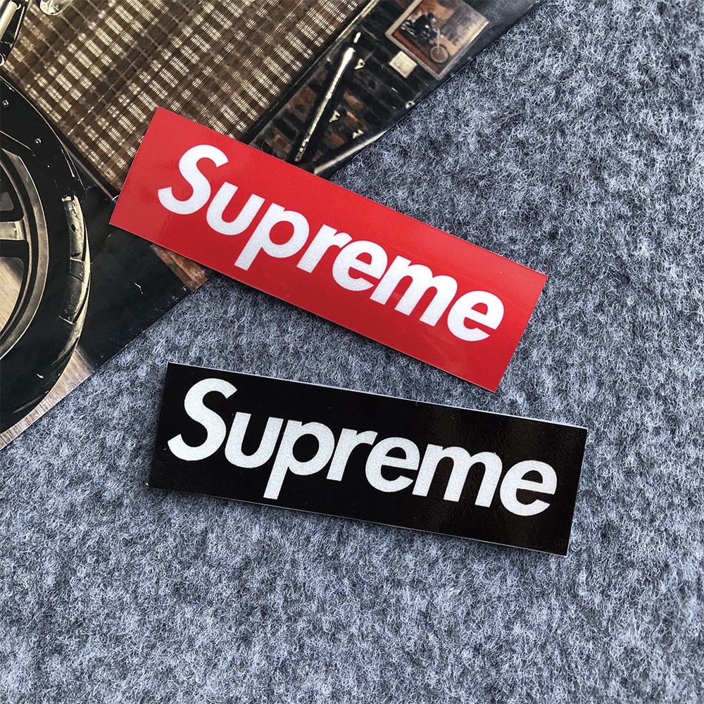 Hipster Supreme Car Stickers Creative Personalized Modified Triangle ...