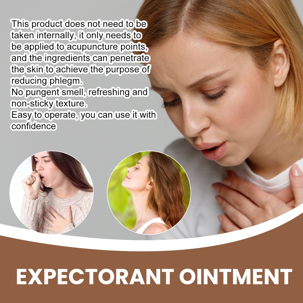 Stop Coughing Ointment Cold Asthma Treatment Sore Throat Pain Itching ...