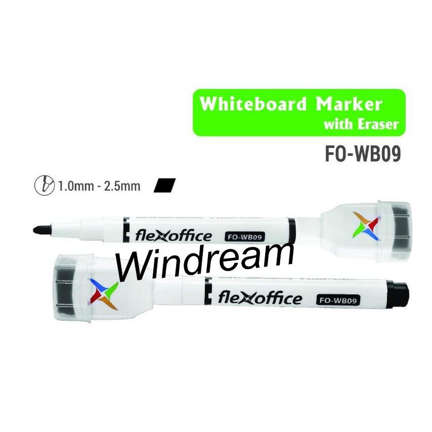 4 PCS Flexoffice whiteboard marker with eraser cap | Shopee Philippines