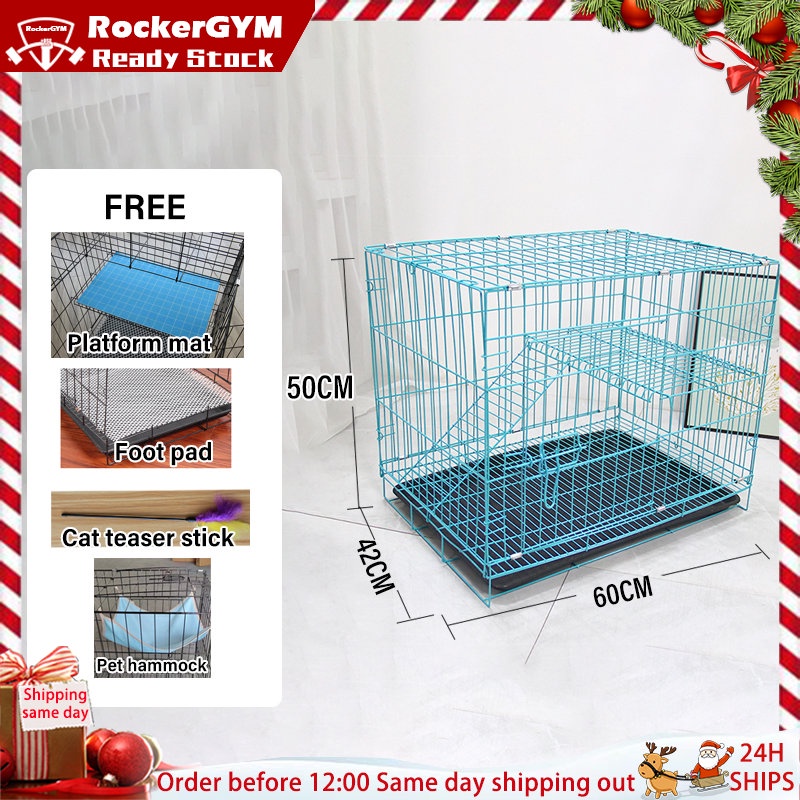 Ready Stock COD Cat Cage Easy Assemble Cage Pet 2/3/4 Layer Kulungan ng ...