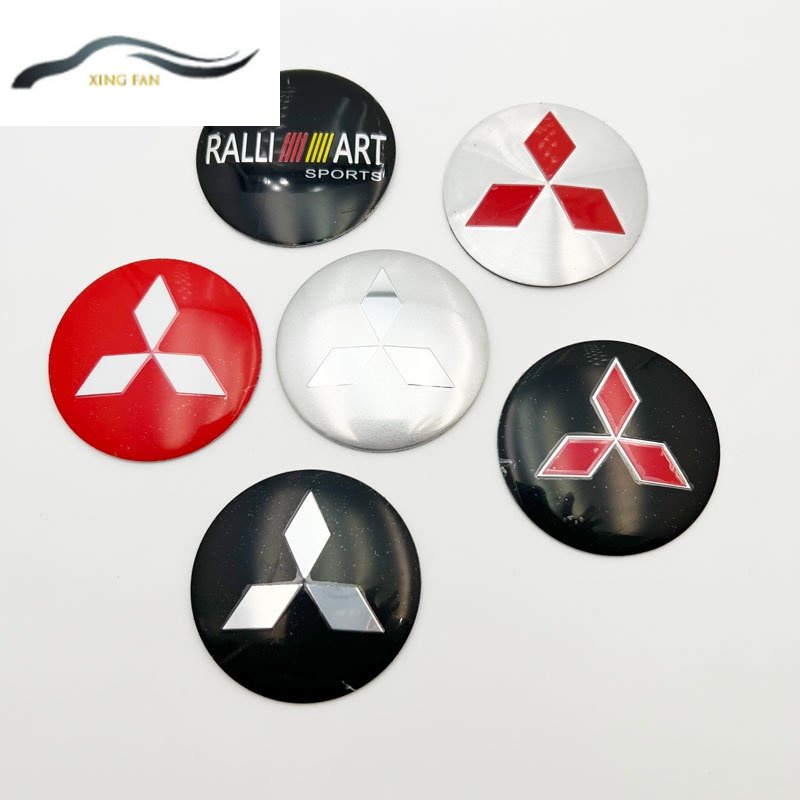 XINFAN 4PCS aluminum 56MM Mitsubishi Rally RALLIART SPORTS Car Wheels ...