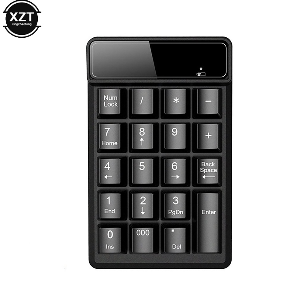 USB Wired Numeric Keypad Mechanical Feel Number Pad Keyboard 19 Keys Water-proof Keyboards for ...