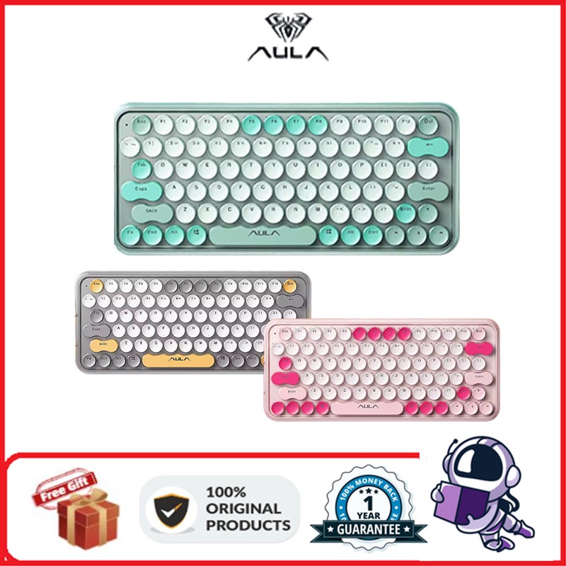 AULA F3680 three mode Mechanical Keyboard | Shopee Philippines