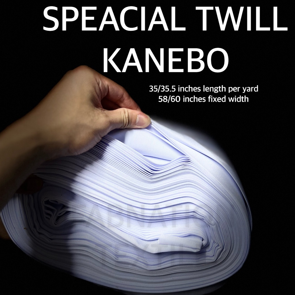 PEACH TWILL FABRIC CLOTH KANEBO RAW TELA 35/35.5 INCHES LENGTH PER YARD 58/60 INCH FIXED WIDTH ...