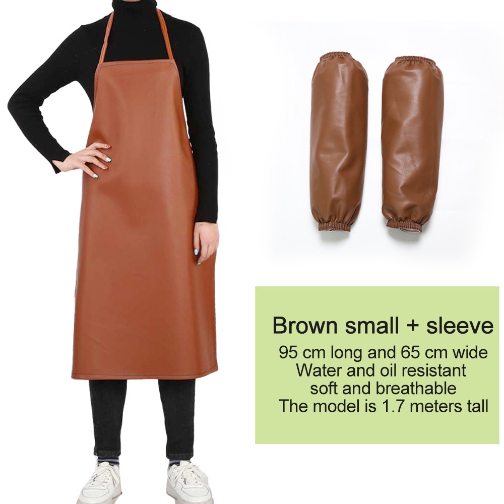 PVC Vinyl Waterproof Welding apron Waterproof Fireproof Leather ...