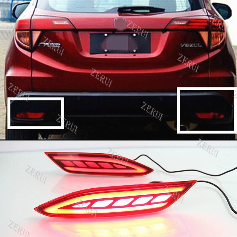 ZR For 2pcs For Honda HRV HR-V 2014 2015 2016 2017 2018 LED DRL ...
