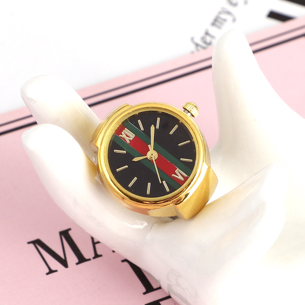 Luxury Ring Clock Elastic Stretchy Quartz Watches Rings for Men Ladies ...