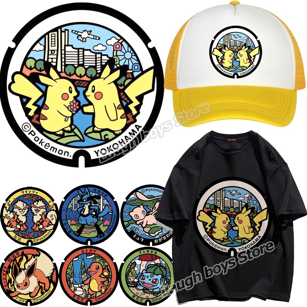 anime Pokemon Patches for Clothing Heat Transfer Patch Clothes T-shirt ...