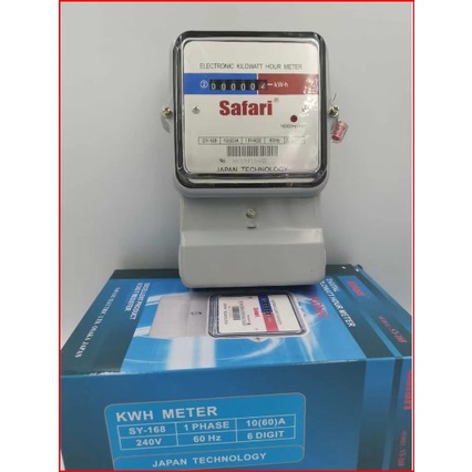 Digital Electric Sub Meter Safari Single-Phase Kilo Watt Hour Meter ...