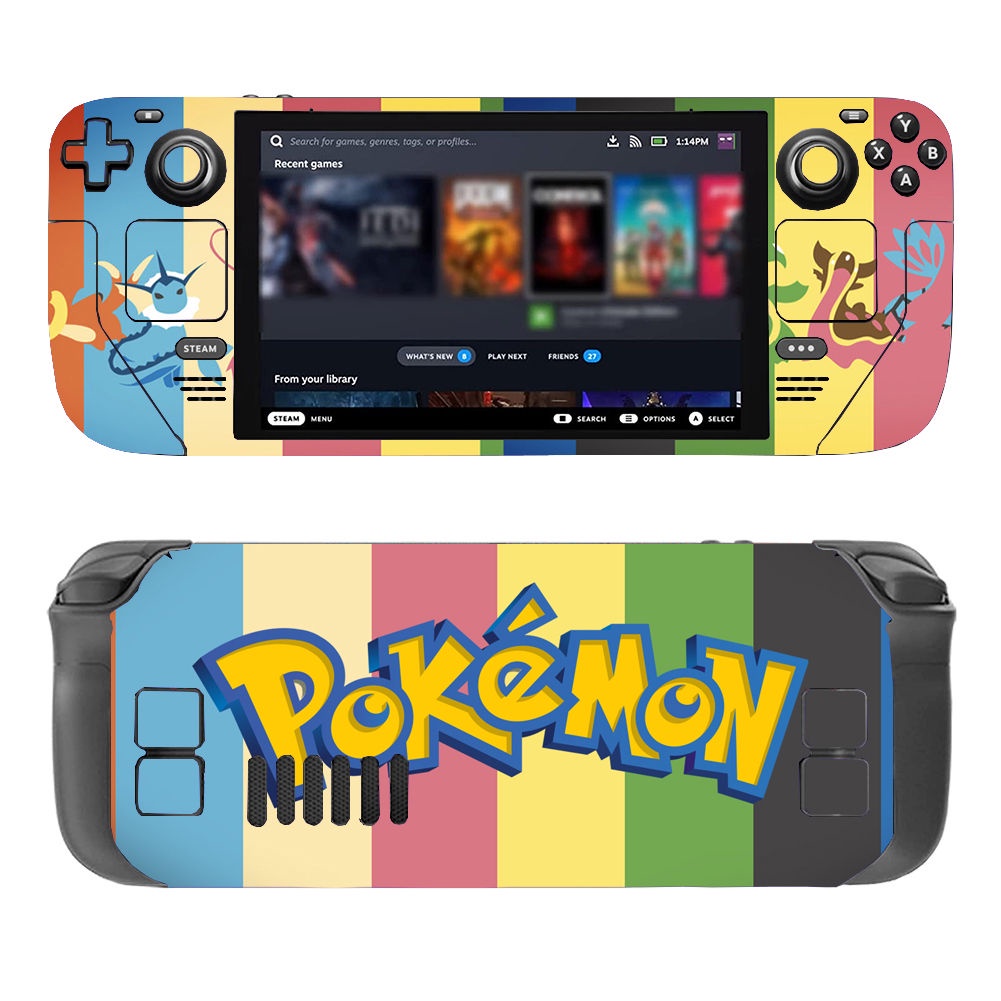 Pokemon Steam Deck Skin Decal Stickers Protector Skins Pokemon 184 ...