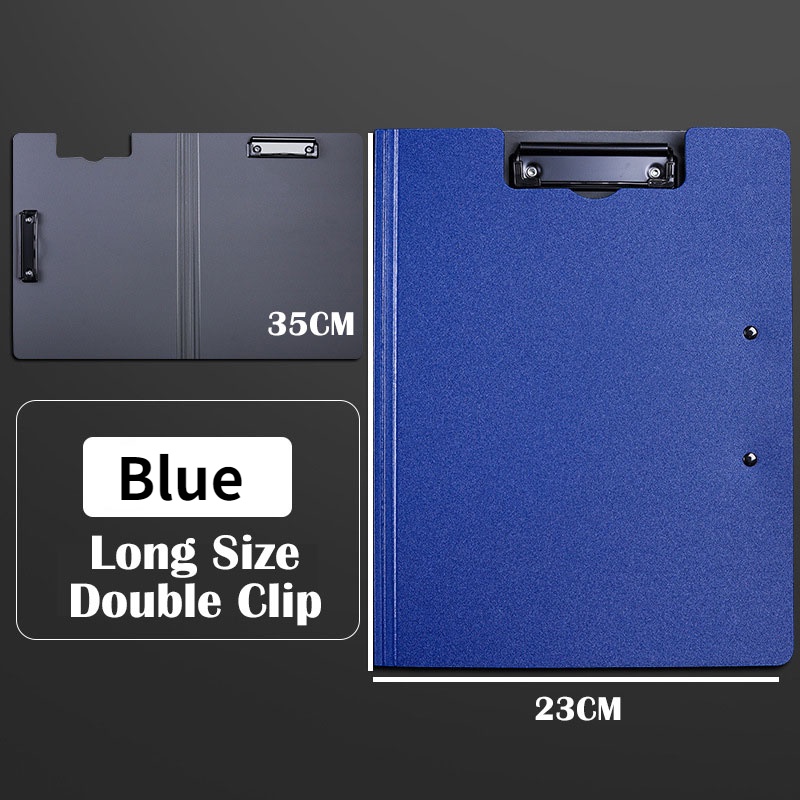 Clipboard with Cover Long Clip Board Folder 2 Clip Expanded Paper ...