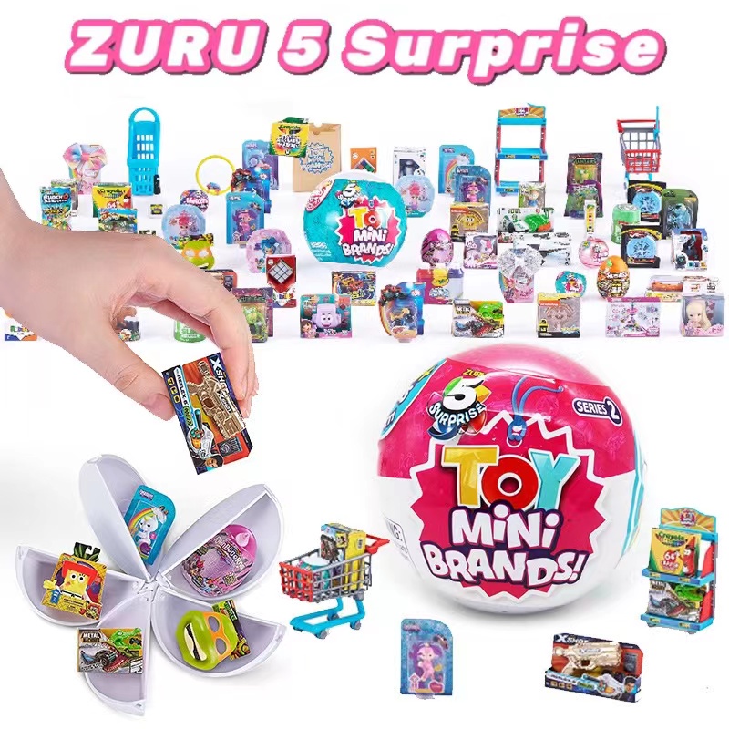 Mini Toys 5 Petal Zuru Mini Brands Surprise Balls Fun Gadgets Novel ...