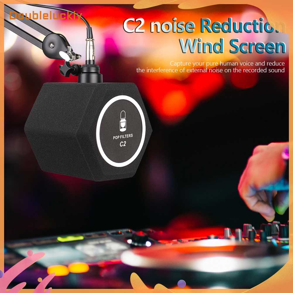C2 Studio Mic Screen Recording Live Microphone Noise Reduction Wind ...