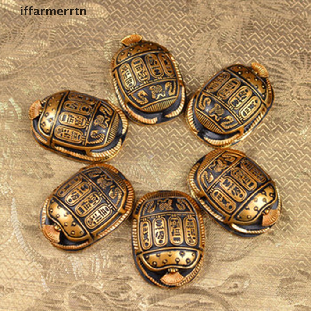 ir Ancient Egyptian Amulet Scarab Figurine Unique Ornamental Mini ...