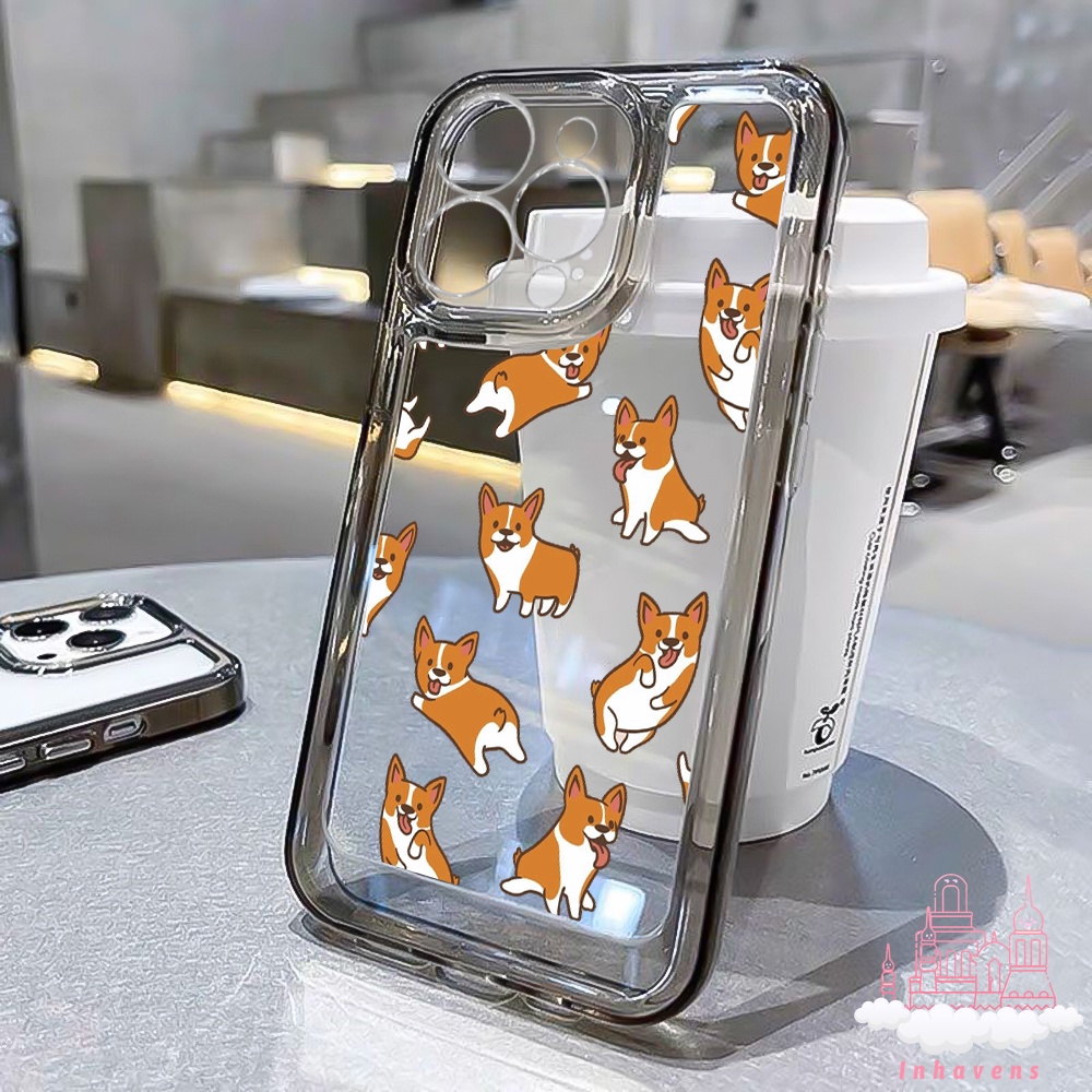 Cartoon Corgi Phone Case Compatible For iPhone 14 Pro Max 11 12 13 XR X ...