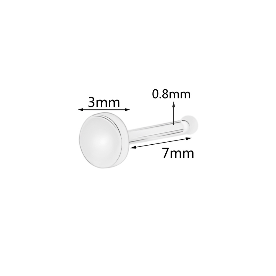 5-50pcs U Shape Invisible Septum Piercing Hider Clear Acrylic Nose Ring ...