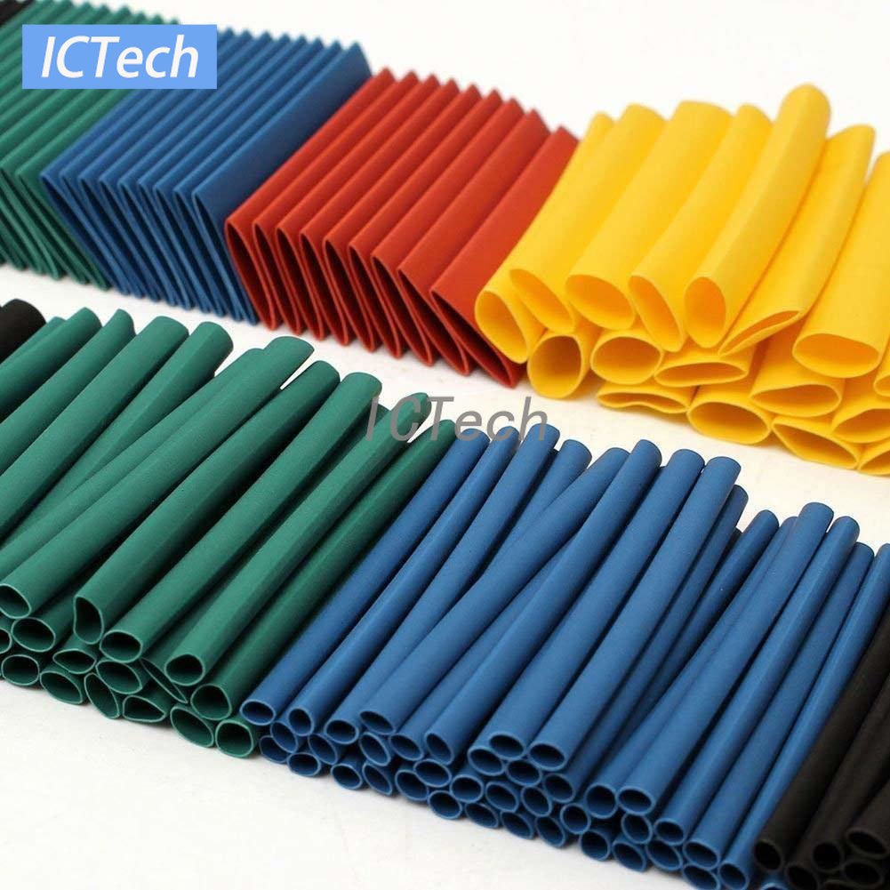 530pcs 328pcs 127pcs Heat Shrink Tube Wire Cable Insulated Sleeving ...