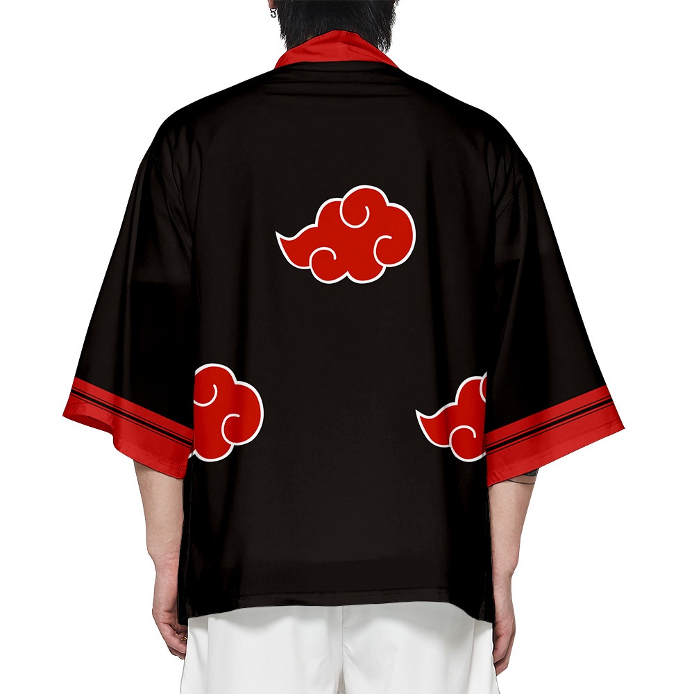 Uchiha Sharingan Symbol Kimono Cloak NARUTO Cosplay Costumes Haori ...
