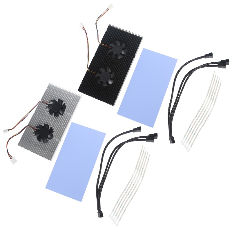 Super For RTX 3090 3080 3070 PWM Dual Graphics Card Backplane Radiator ...