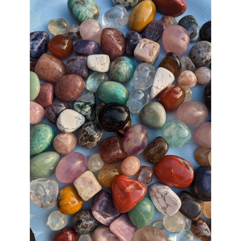 COMPLETE LIST all natural crystal tumble | Shopee Philippines