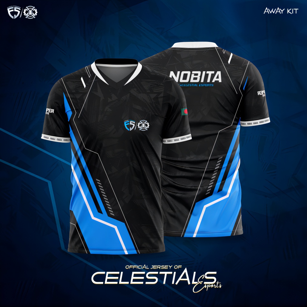 FSxCELESTIALS E-sports Jersey Ph Custom Name Customize Blue 2023 Ml Dad ...