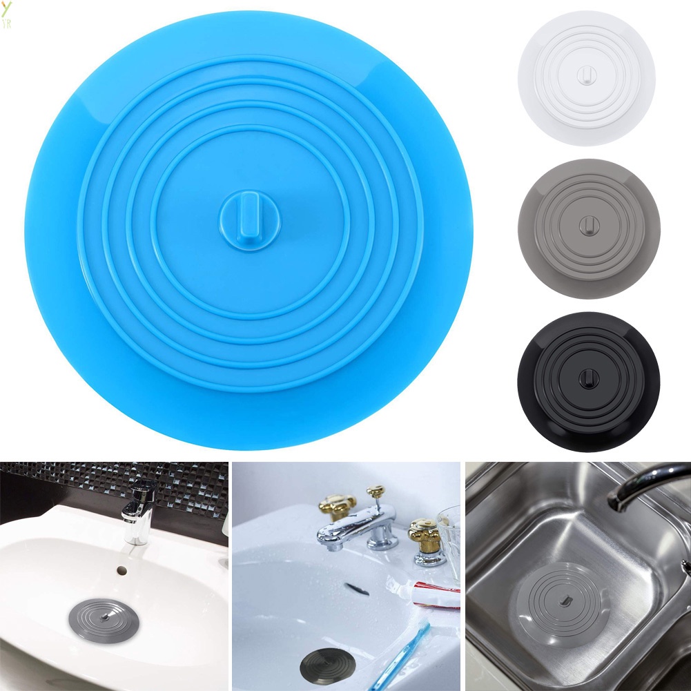 【READY STOCK】15cm Round Large Silicone Sink Plug Floor Drain Cover ...