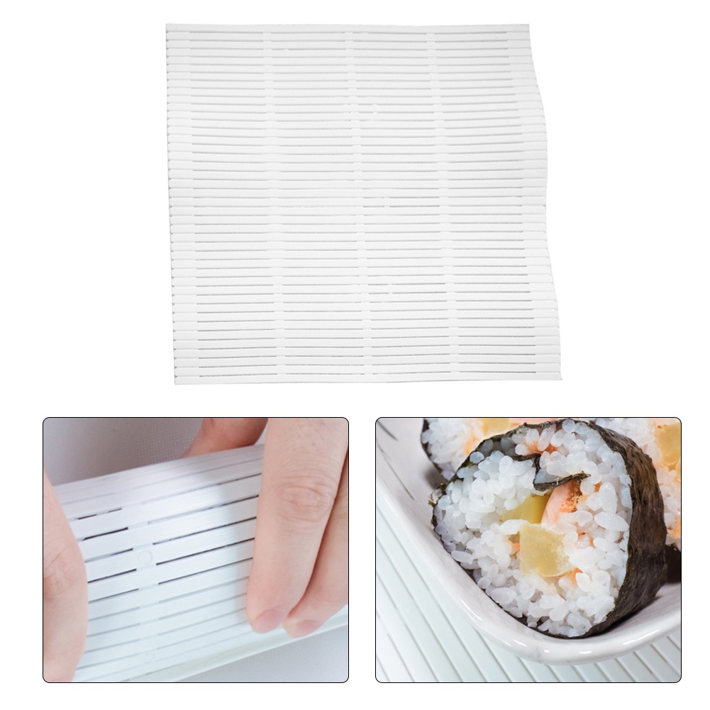 [EPAY] Nonstick Surface Sushi Roller Maker PP Plastic Rolling Mat ...