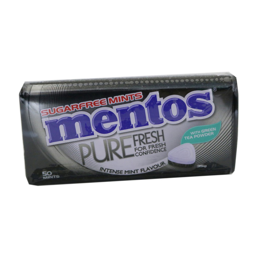 [FSC] Mentos Pure Fresh Mint Candy 35g (Tin) | Shopee Philippines