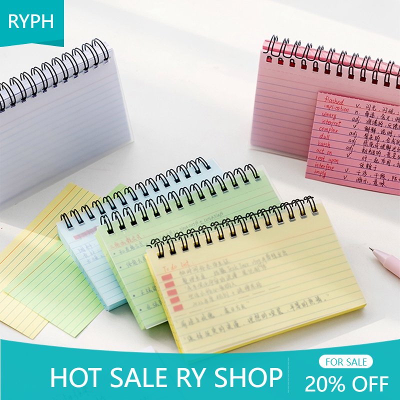 50 Sheets Simple Daily Planner Notebook Portable Spiral Tear-off Note ...