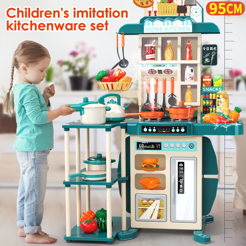 Kitchen Toys for Kids Girls Cooking Set Kids Cooking Set Toys Kitchen ...