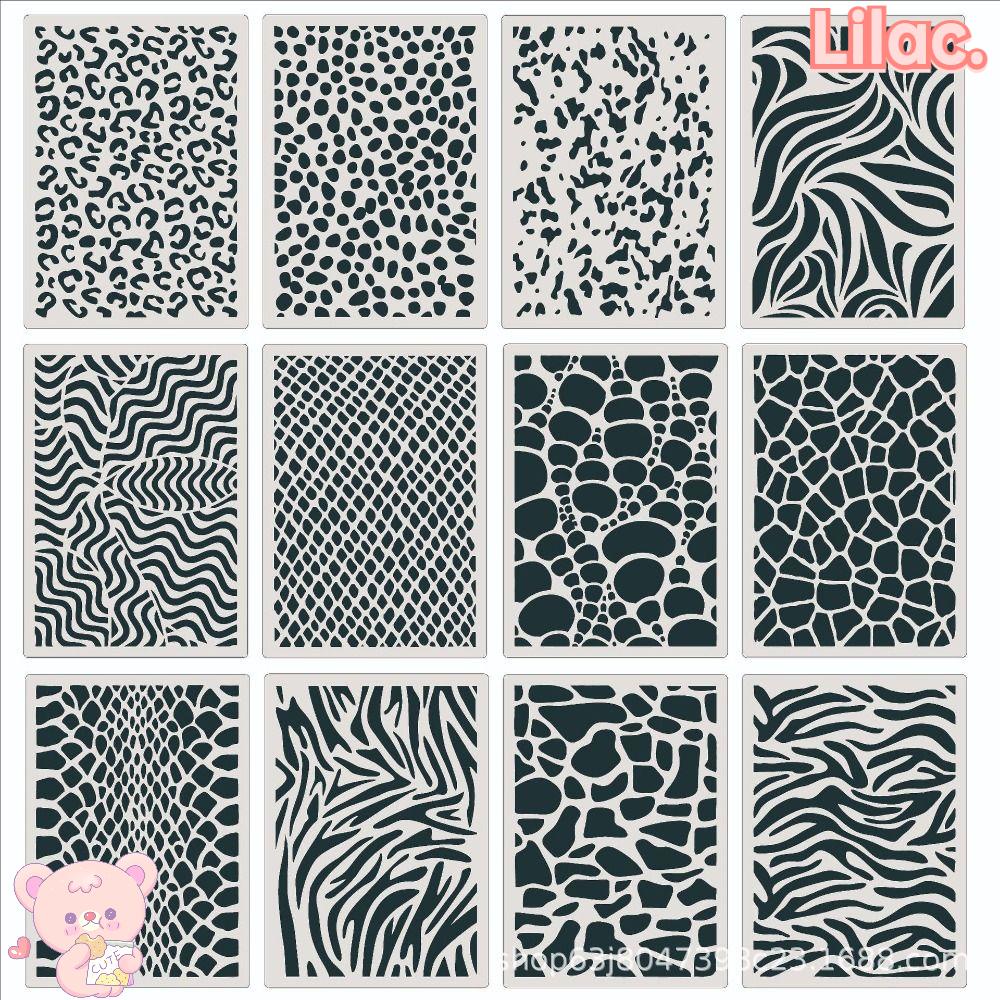 LILAC stencils for painting airbrush stencils mixed media stencils ...