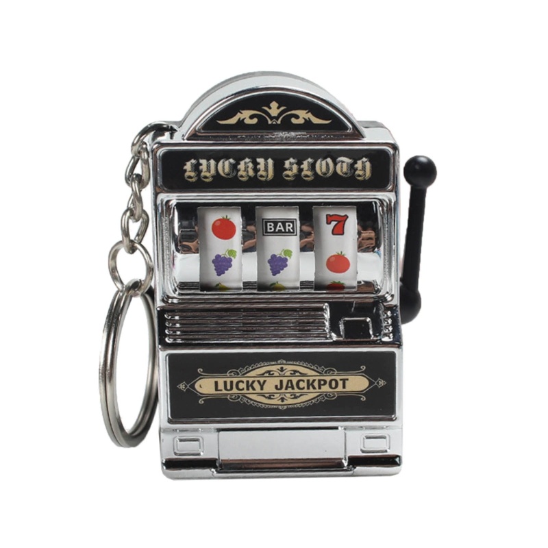 NERV Mini Casino Lucky Charm Jackpot Keychains Handbags Charm Pendant ...