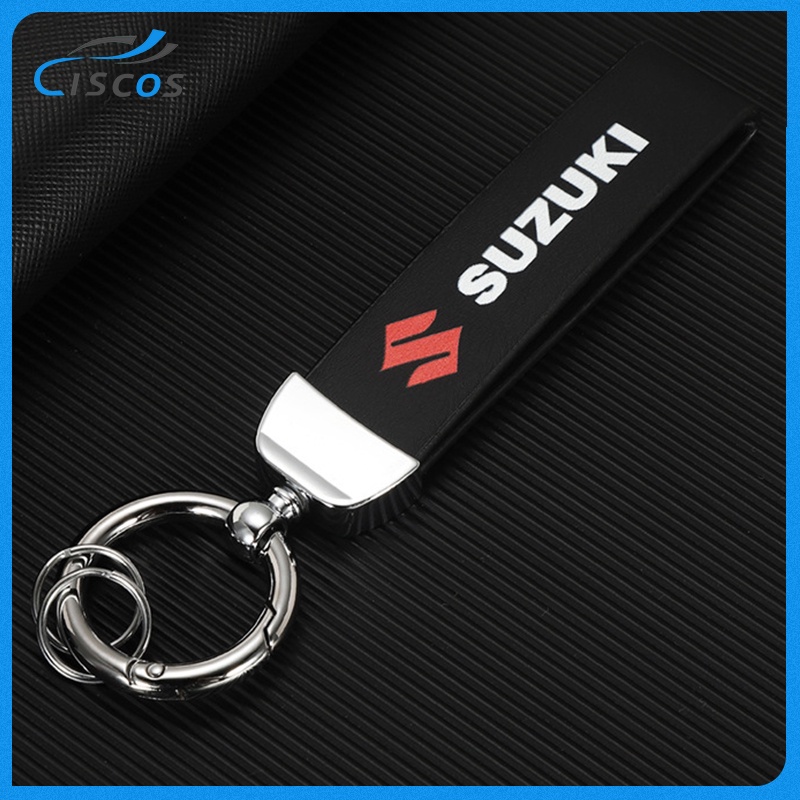 Ciscos Car Keychain Leather Key Holder Car Accessories For Suzuki ...