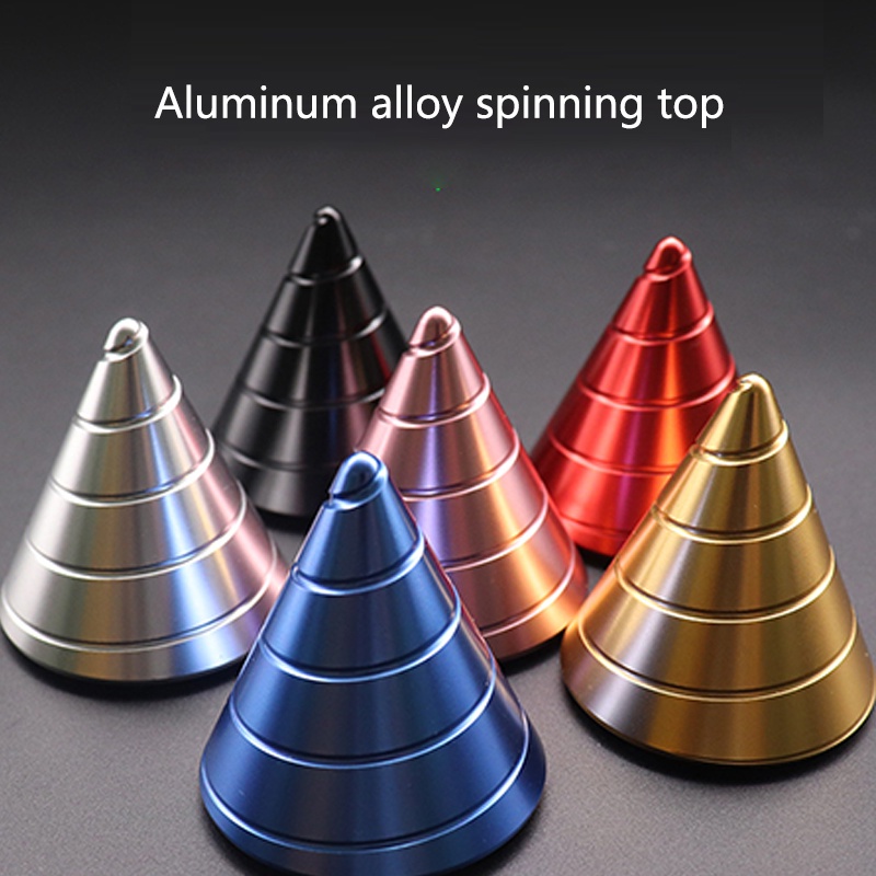 Table Fidget Toy Rotating Cone Gyroscope Office Desk Fidget Toys ...