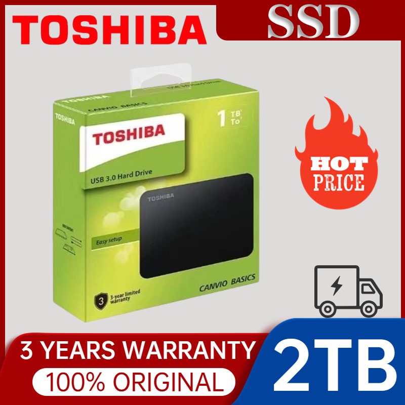 Toshiba External Hard Drive 1TB 2TB 4TB USB 3.0 External Hard Disk ...