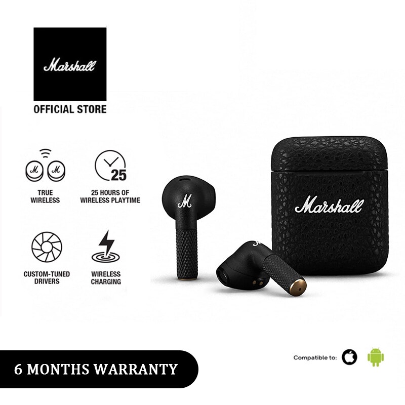 Marshall Minor III Bluetooth Earphones with Mic Gaming Earbuds for IOS/Android | Shopee Philippines
