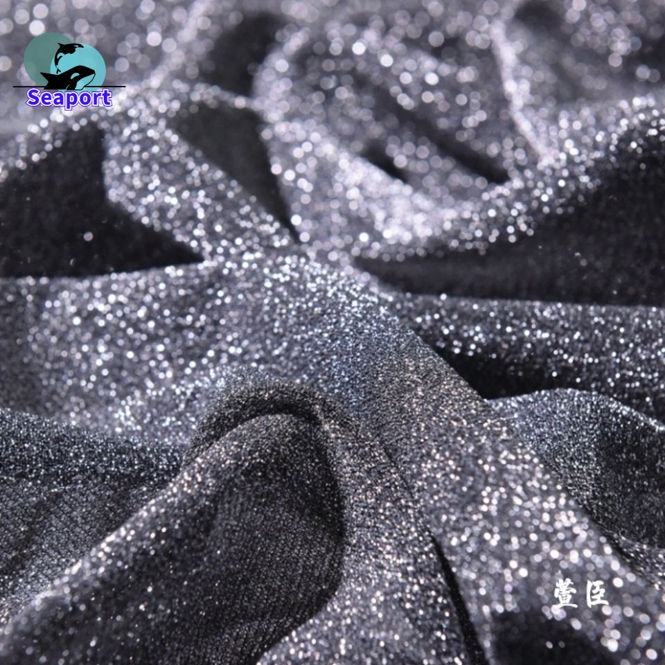 Glitter Shimmer Fabric Metallic Polyester Fabric Fishing Cloth 100cm ...
